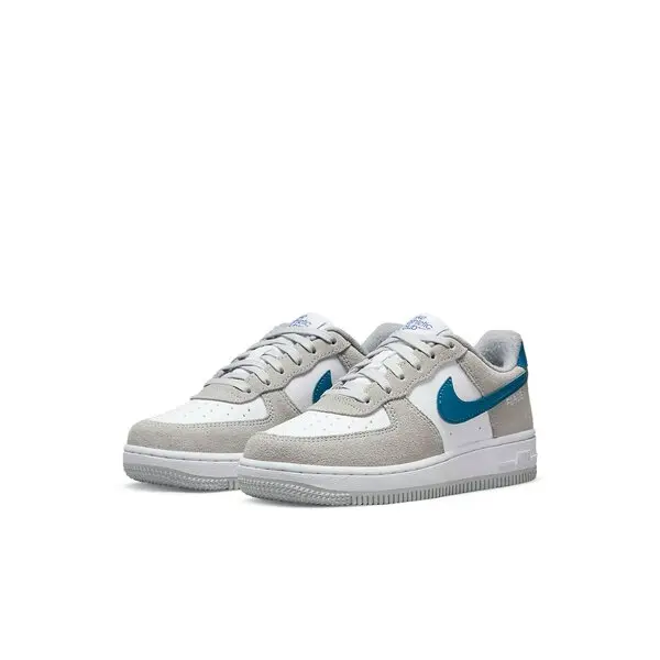 Nike Force 1 Lv8 "light Smoke Grey - Grey/blue