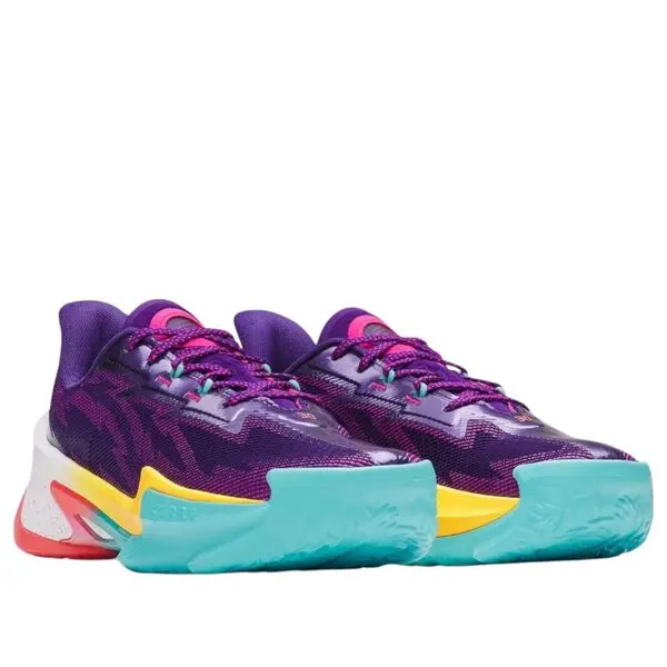 Under Armour Curry Series "world Tour" Athletic Sneakers - Multi-color