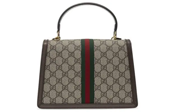 Gucci Ophidia Gg Canvas Shoulder Bag - Cream