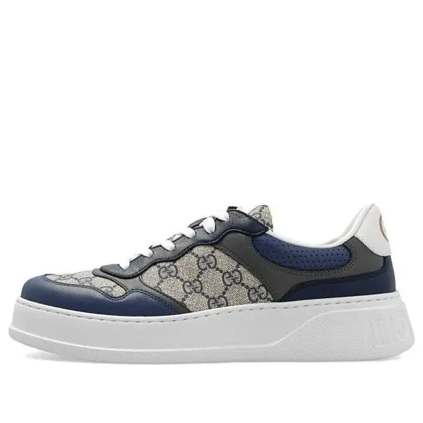 Gucci Gg Supreme Sneaker - Beige/blue/grey