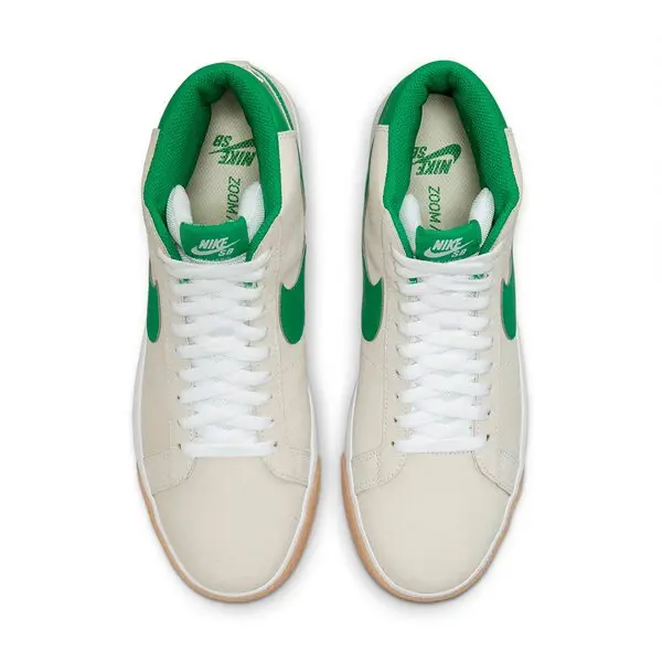 Nike Zoom Blazer Mid Sb Sneakers - White/green