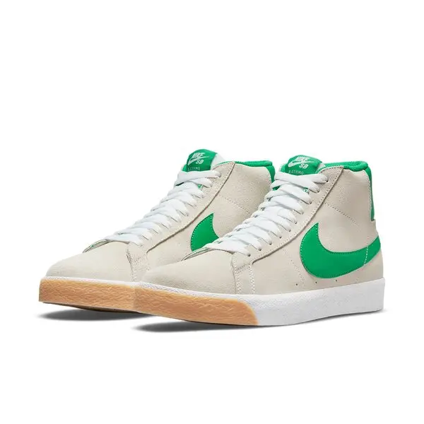 Nike Zoom Blazer Mid Sb Sneakers - White/green