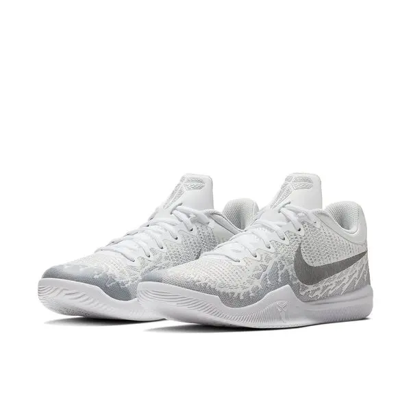 Nike Mamba Rage Basketball Sneakers - White/silver