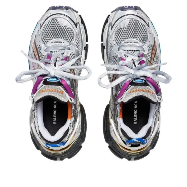 Balenciaga Runner Sneakers - Grey/multi-color