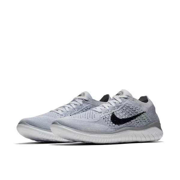 Nike Free Rn Flyknit 2018 Athletic Sneakers - White