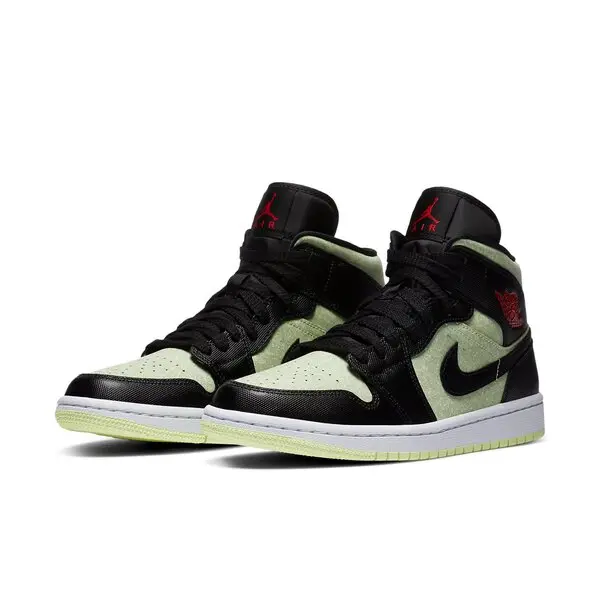 JORDAN 1 Mid Se "barely Volt - Black
