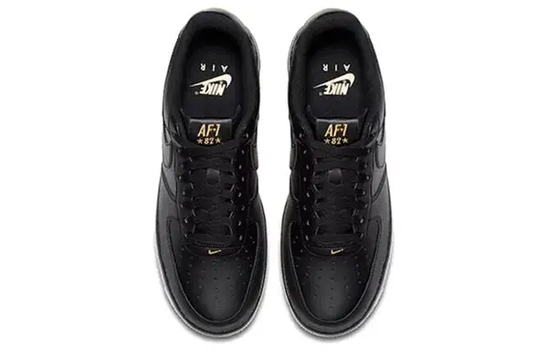 Nike Force 1 '07 "leaf Crest Logo" Sneakers - Black