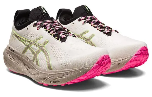 Asics Gel-nimbus 25 Sneakers - Beige/green