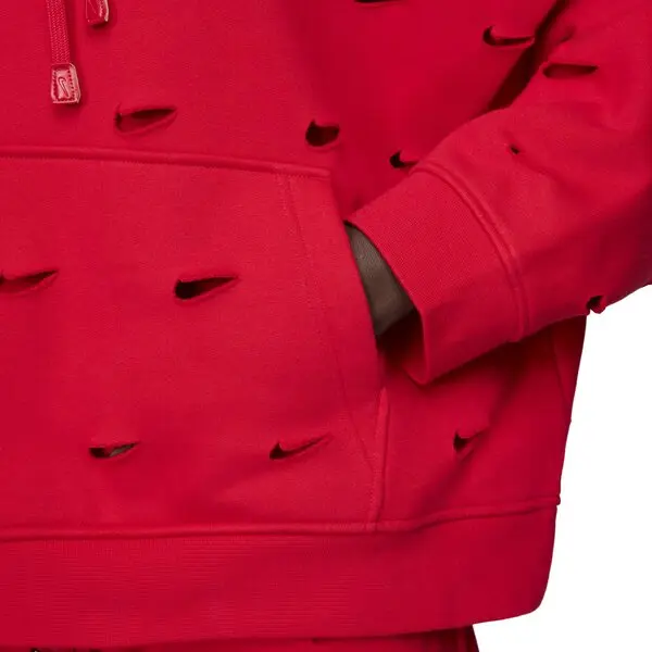 Nike X Jacquemus Swoosh Hoodie - Red/white