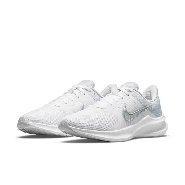 Nike Downshifter Athletic Sneakers - White/grey