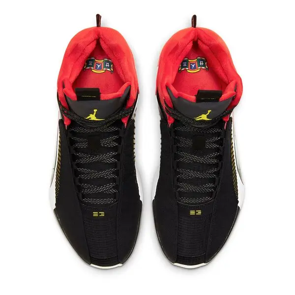 JORDAN 35 High Top Sneakers - Black Red