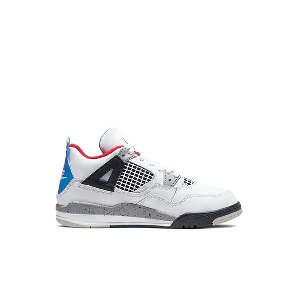 JORDAN 4 Retro Se "what The 4" Sneakers - White/military Blue/fire Red