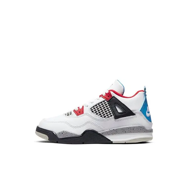 JORDAN 4 Retro Se "what The 4" Sneakers - White/military Blue/fire Red