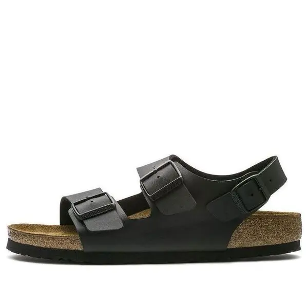 BIRKENSTOCK Milano Birko Flor Sandals - Black