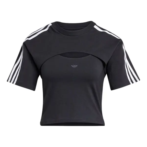 Adidas Two-piece Short-sleeved Top - Black