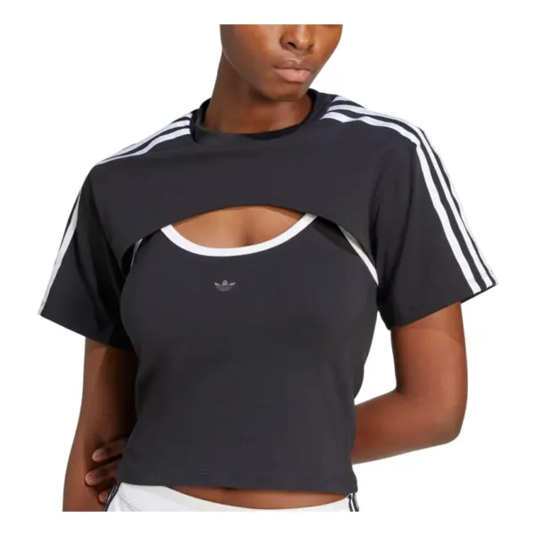 Adidas Two-piece Short-sleeved Top - Black
