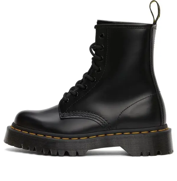 Dr. Martens 1460 Bex Smooth Leather Platform Boot - Black