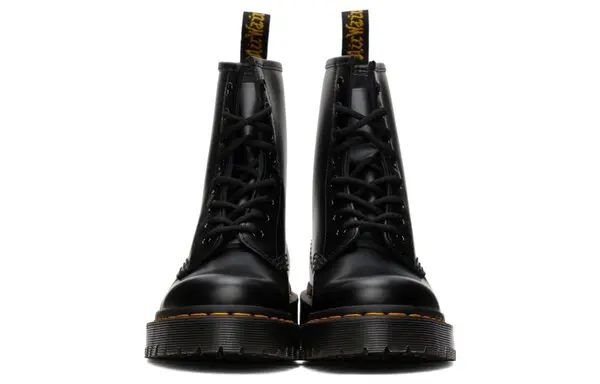 Dr. Martens 1460 Bex Smooth Leather Platform Boot - Black