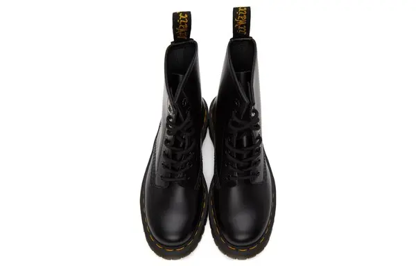 Dr. Martens 1460 Bex Smooth Leather Platform Boot - Black