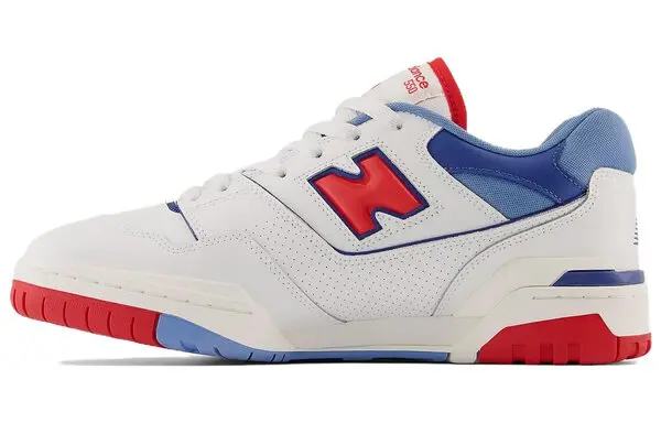NEW BALANCE 550 Athletic Sneakers - White/true Red/atlantic Blue