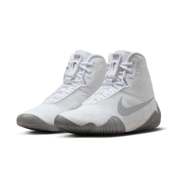 Nike Tawa Wrestling Sneakers - White/metallic Silver
