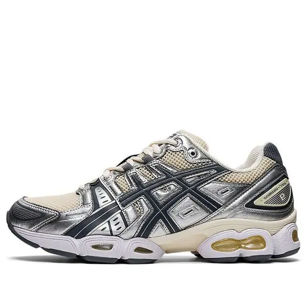 Asics Gel-nimbus "pure Silver Metropolis" Low Top Athletic Sneakers - White/silver