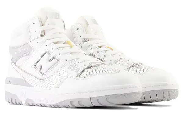NEW BALANCE 650r High-top Sneakers - White/raincloud/grey Matter