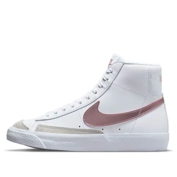 Nike Blazer Mid '77 High Top Sneakers - White/pink
