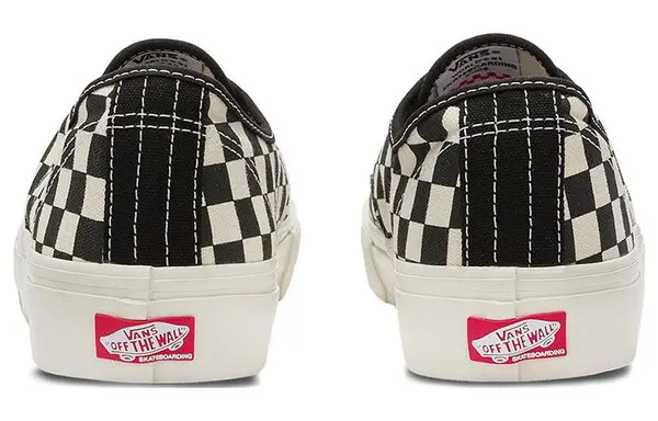 VANS Authentic Checkerboard Low Top Sneakers - Blackwhite