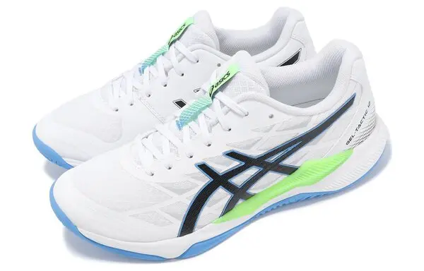 Asics Gel-tactic Athletic Sneakers - White/lime Burst