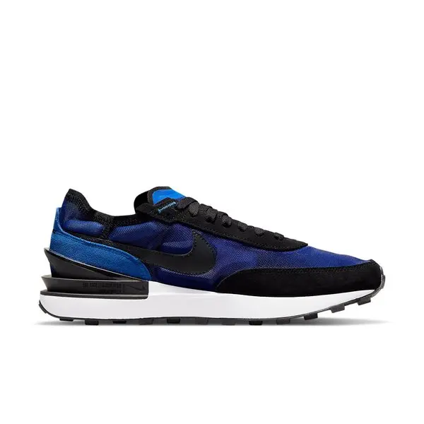 Nike Waffle One Casual Sneakers - Black/blue/white