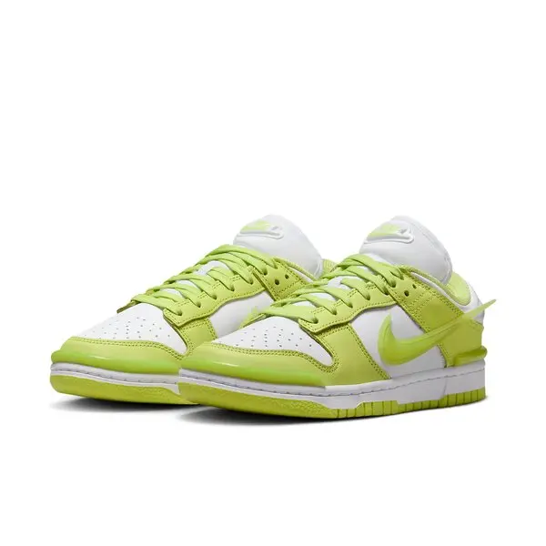 Nike Dunk Low Twist Sneakers - Green/white