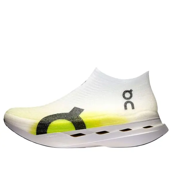 On Cloudboom Strike Ls Sneakers - White Lime