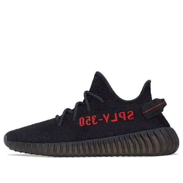 Adidas Yeezy Boost 350 V2 'bred' Sneakers - Core Black/core Black/red