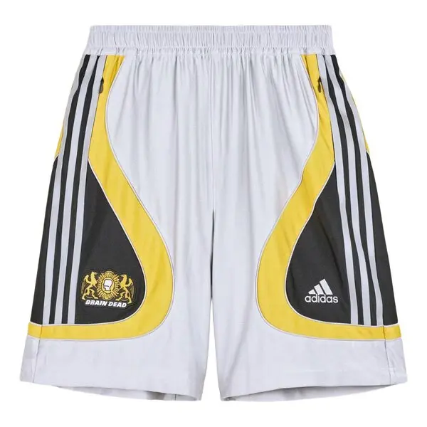 Adidas X Brain Dead Shorts - Silver Metallic