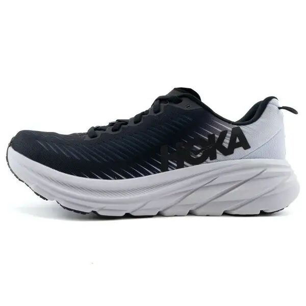 Hoka One One Rincon 3 Athletic Sneakers - Black/white