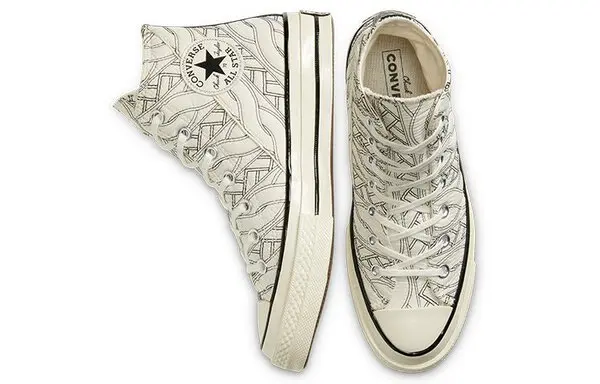 CONVERSE Chuck 70 High Top Sneakers - White/black