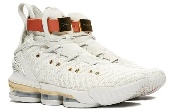 Nike Hfr X Lebron 16 'sail' Basketball Sneakers - Sail/light Bone-white