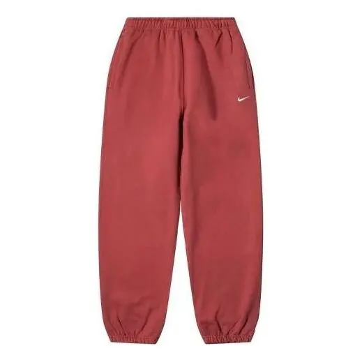 Nike Solo Swoosh Sweatpants - Cedar/white