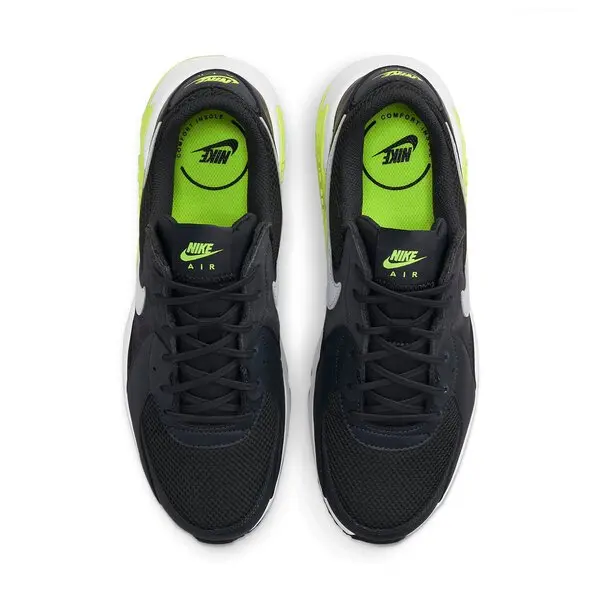Nike Max Excee "dark Smoke Grey Volt - Black/white/green
