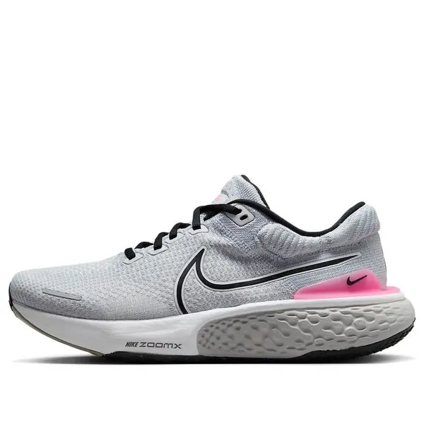 Nike Zoomx Invincible Run Flyknit 2 'light Smoke Grey Hyper Pink - Silvergray
