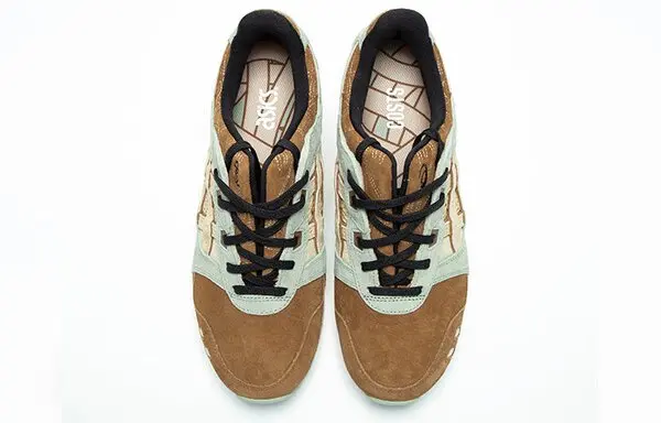 Asics Gel Lyte 3 Og X Costs "cane Vine" Sneakers - Brown/pea Green