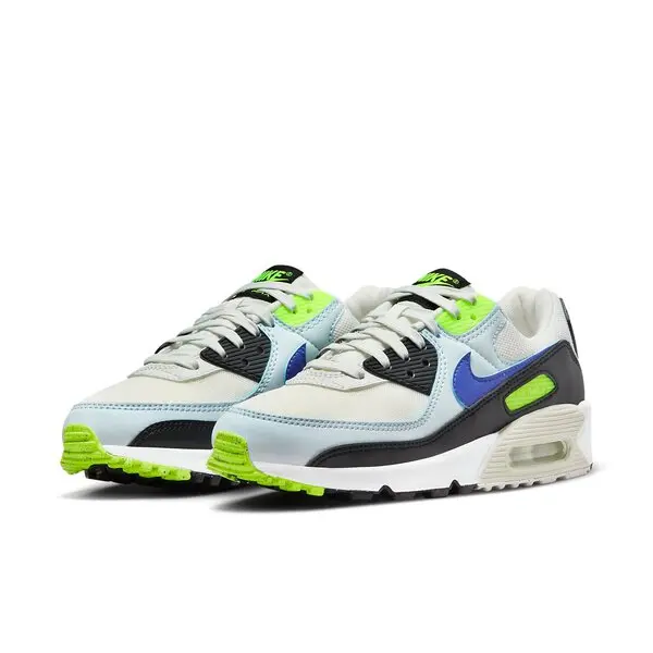Nike Max 90 Sneakers - Summit White/volt/blue Tint