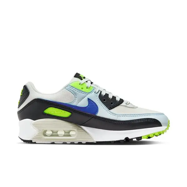 Nike Max 90 Sneakers - Summit White/volt/blue Tint