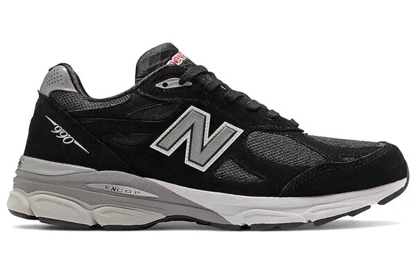 NEW BALANCE 990v3 Made In Usa Sneakers - Black/gray