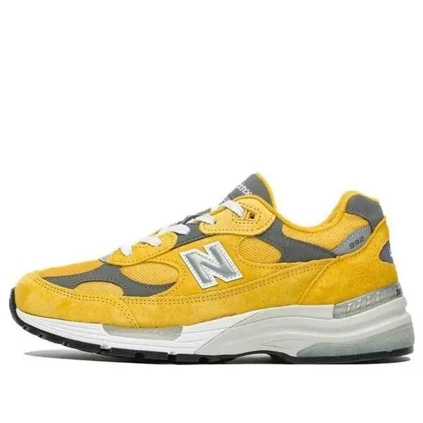 NEW BALANCE 992 " Cream" Made In Usa Sneakers - Gold