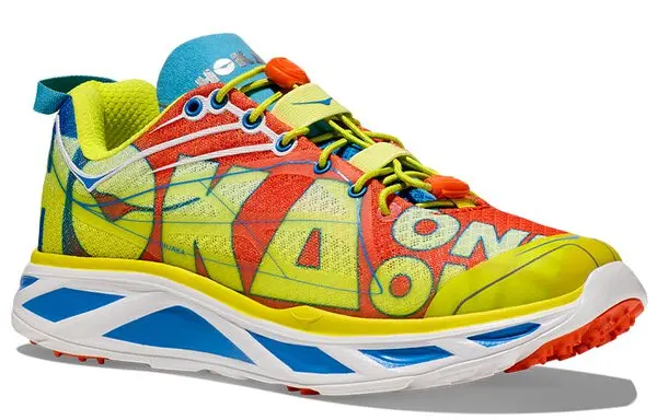 Hoka One One Huaka Origins Athletic Sneakers - Evening Primrose/flame