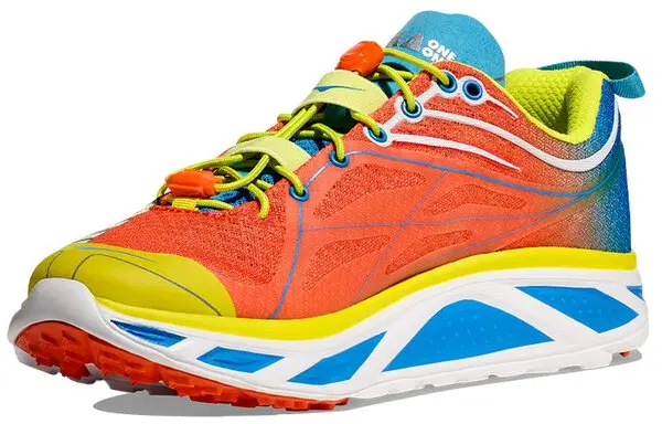 Hoka One One Huaka Origins Athletic Sneakers - Evening Primrose/flame