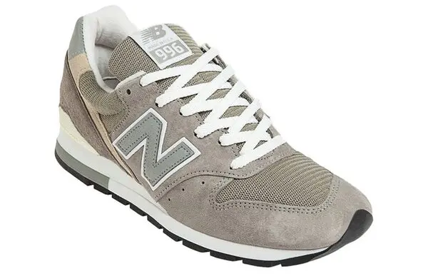 NEW BALANCE M996 Pigskin Leather Sneakers - Grey