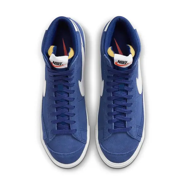 Nike Blazer Mid '77 Suede High Top Sneakers - Blue/white